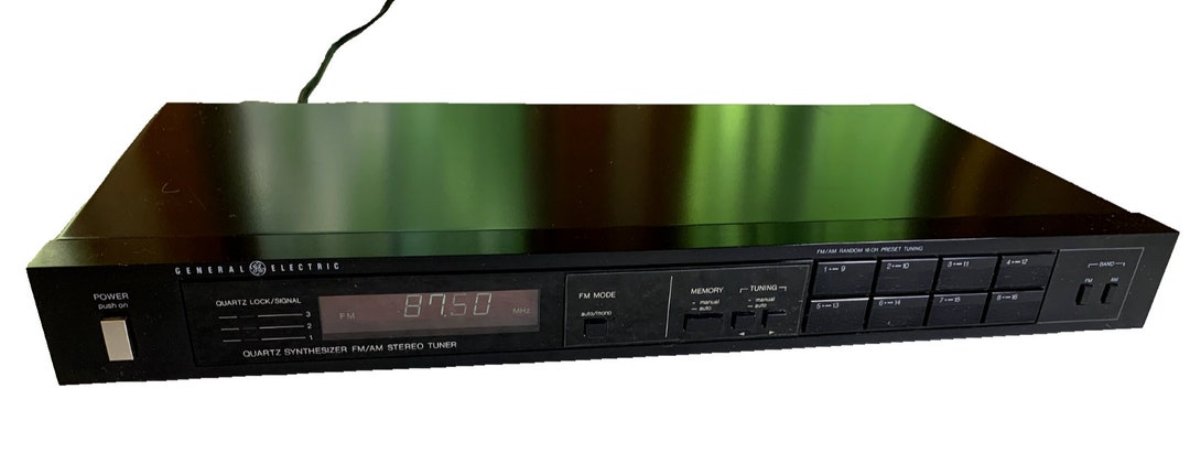 Rare Vintage Ge General Electric Digital Stereo Tuner Japan 1tnr5500e ...