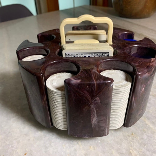 Vintage Poker Chip Carousel - Etsy