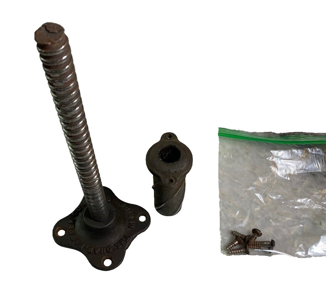 Charles Parker Co Meriden Connecticut Steel Iron Chair Seat Screw Riser ...