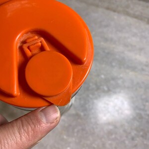 Vintage Retro Original 1980s 80s Glass Tang Pitcher Jug Jar Orange - Etsy