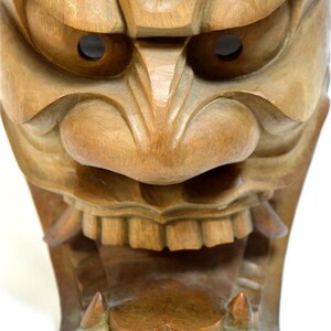 Master Craftsmanship! Japanese Wooden - Menburyu Mask - Furyu Parade ...