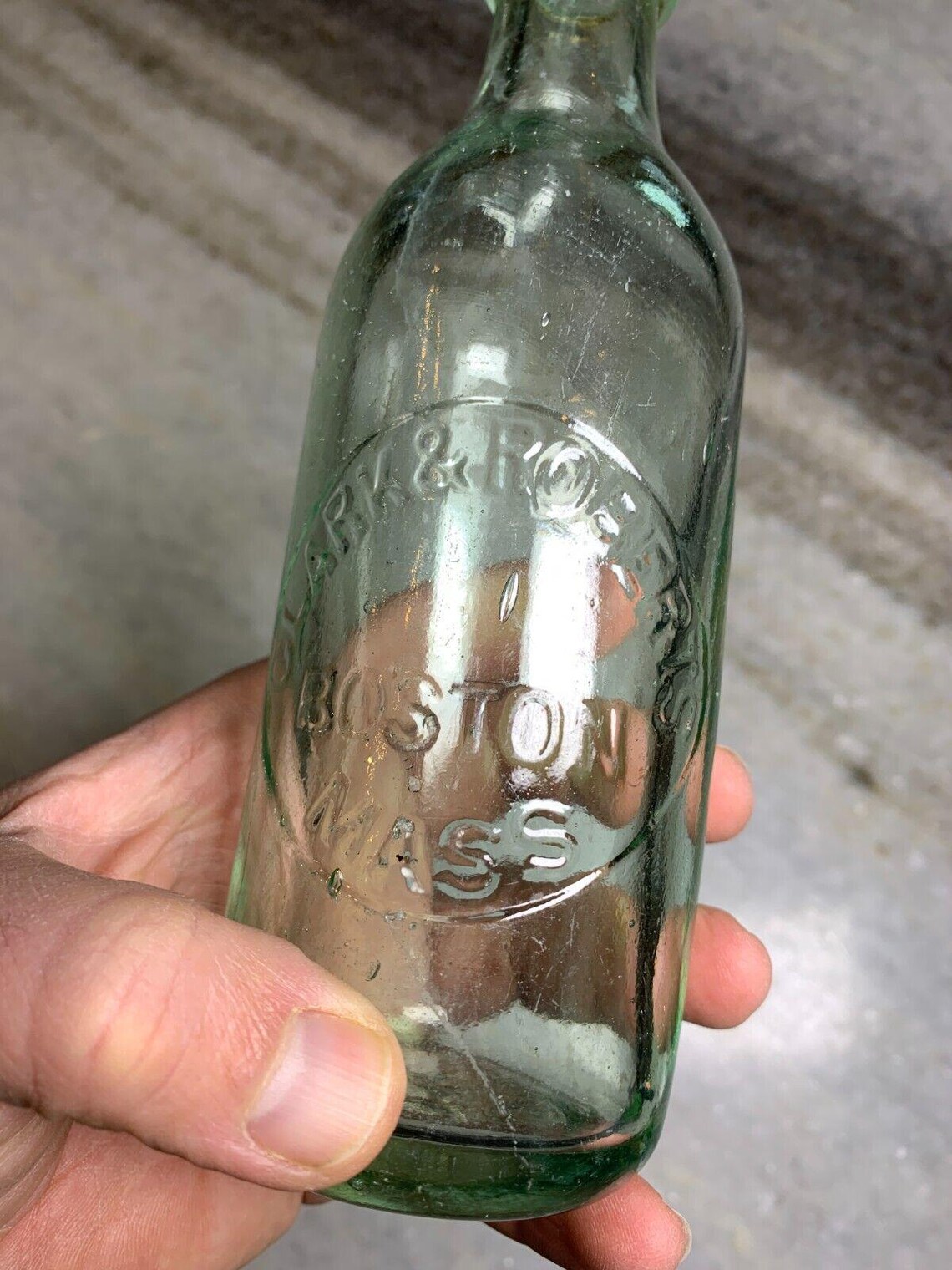 Antique Blob Top Clark & Roberts Beer Bottle Boston Ma | Quandt Brewing ...