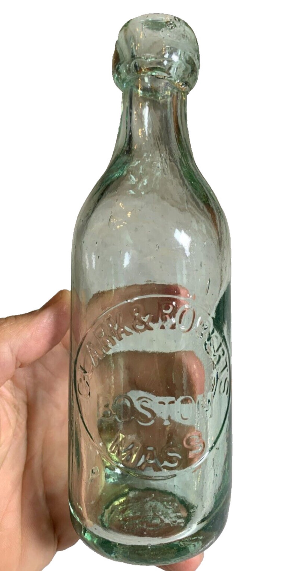 Antique Blob Top Clark & Roberts Beer Bottle Boston Ma | Quandt Brewing ...