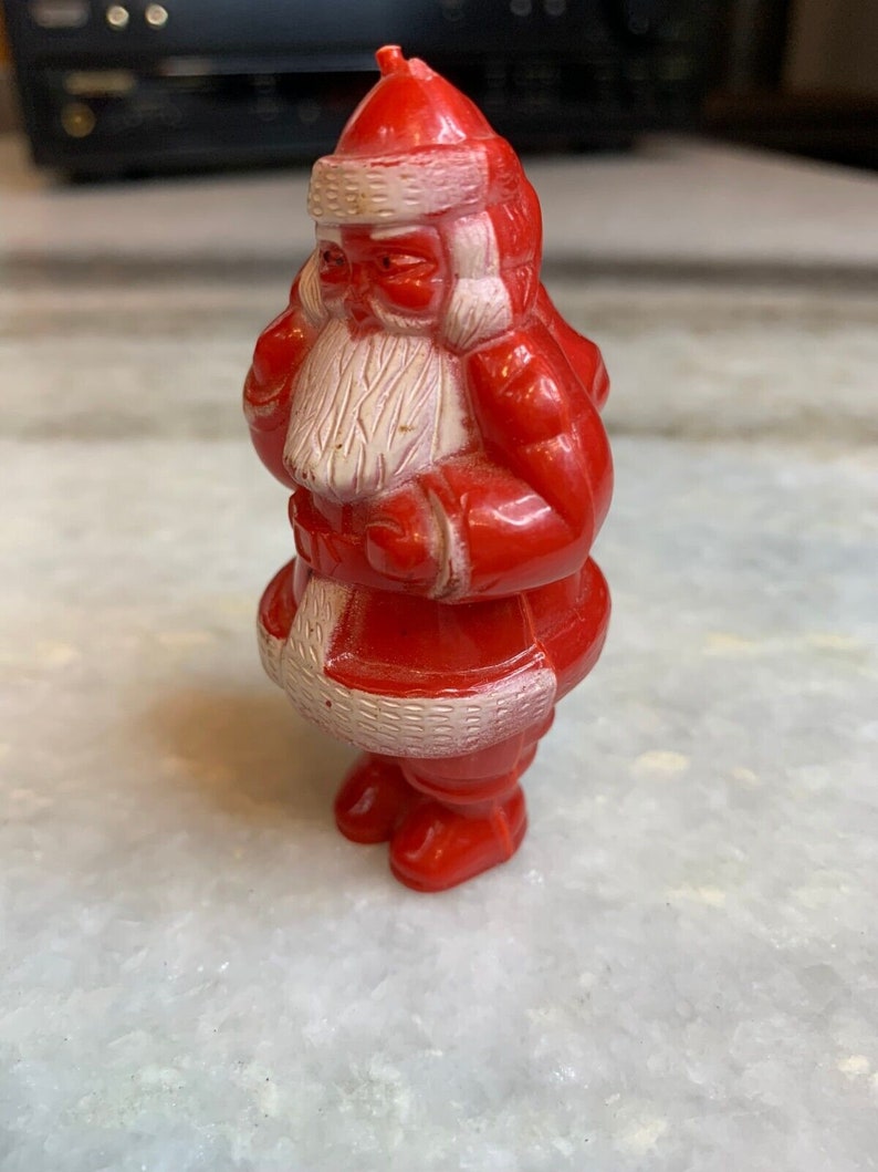 Antique C1930s-40s Plastic Santa Claus Xmas Christmas Figure/figurine ...