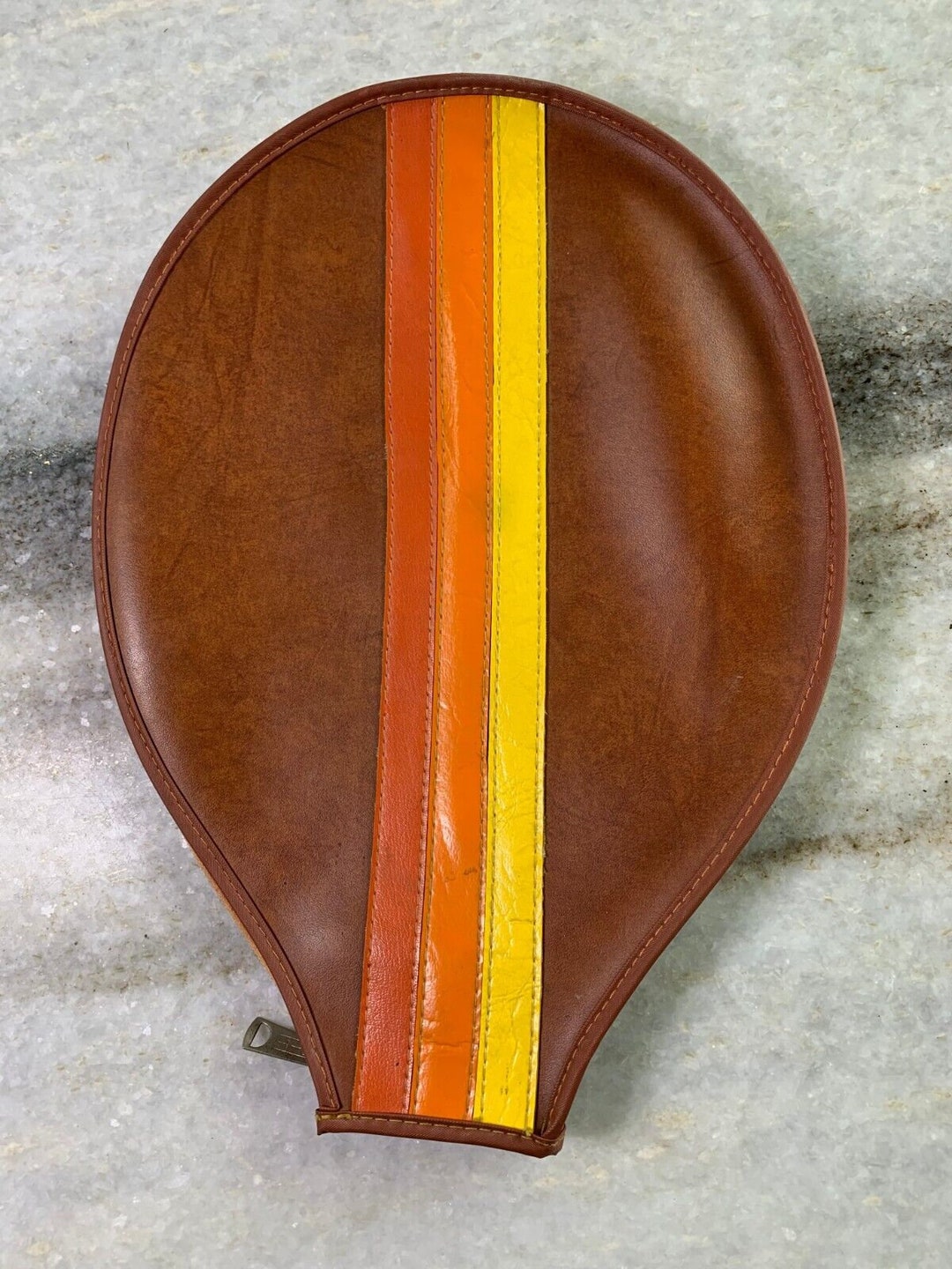 Vintage Retro 1960s 60s 1970s 70s Tennis Racquet Racket Head Cover ...