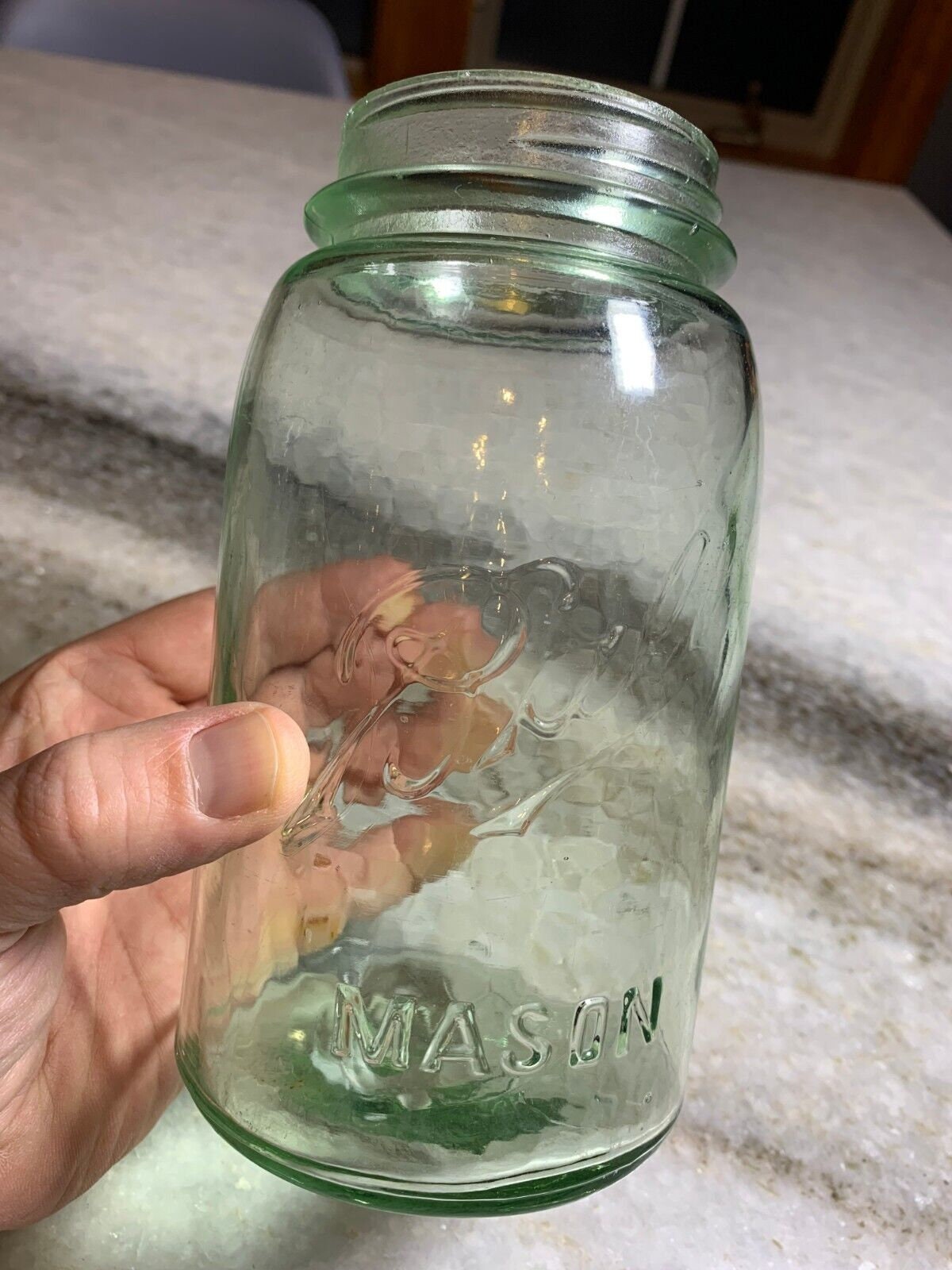 Rare Ball Mason Jar Misprint / Misprinted / Error " G " Bottom W/ Dots ...