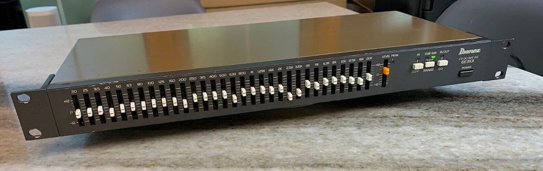 Vintage 1984 1/3 Octave Eq Equalizer Made in Japan 6.35 Mm Trs/ts Input ...
