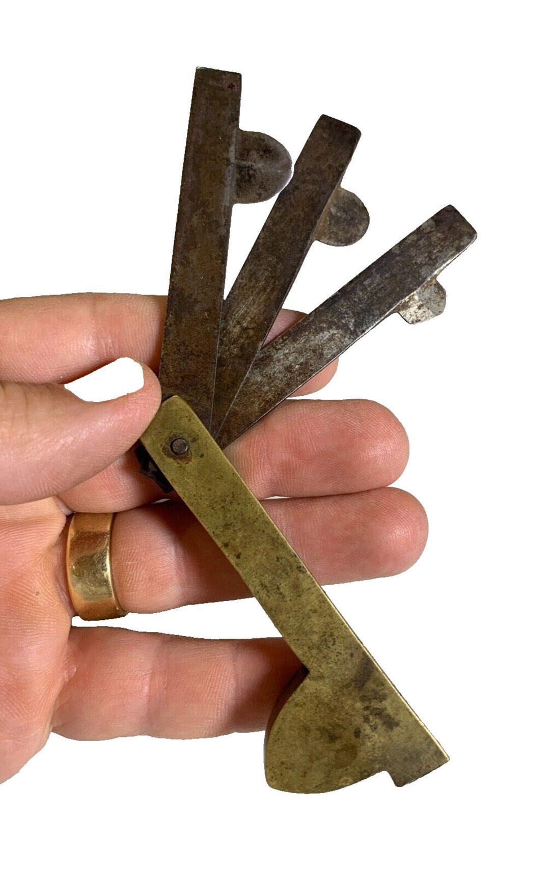 Rare Antique Brass Civil War Era Blood Letting Knife Knives Fleam ...