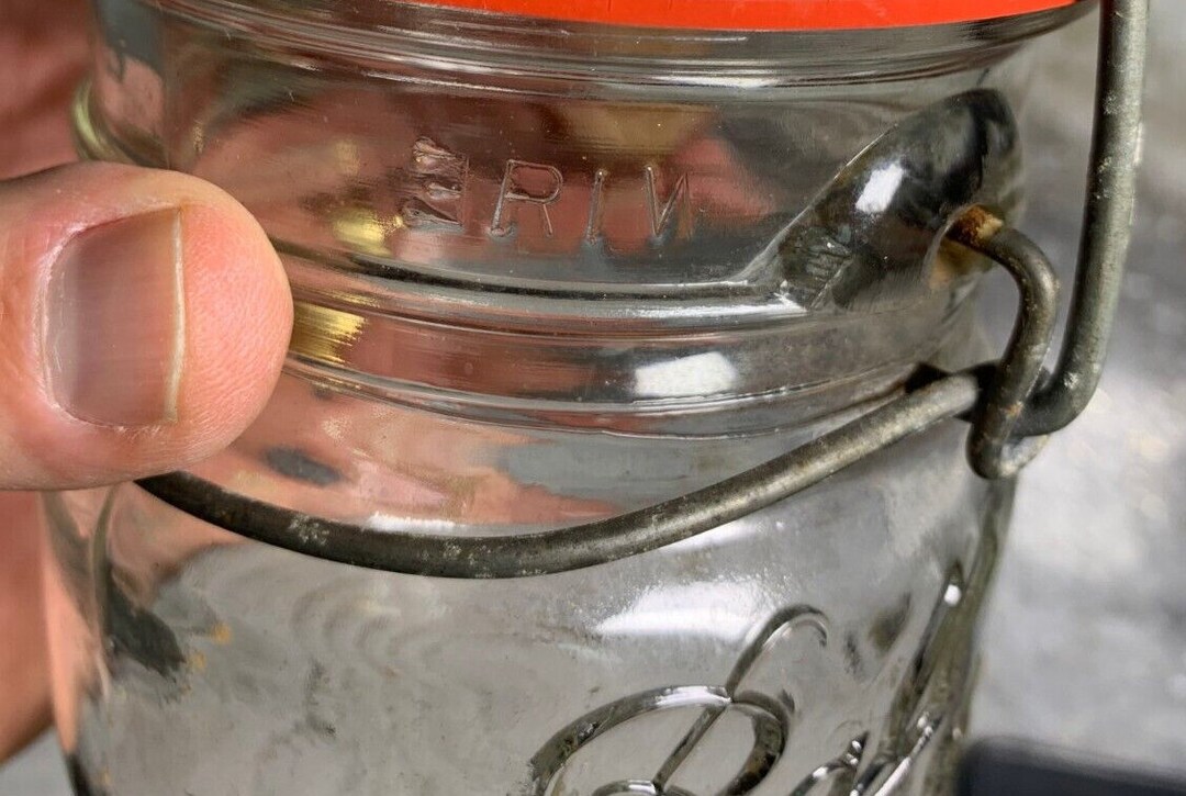 Rare Ball Mason Jar Misprint Misprinted Error Inverted Backwards "wire ...