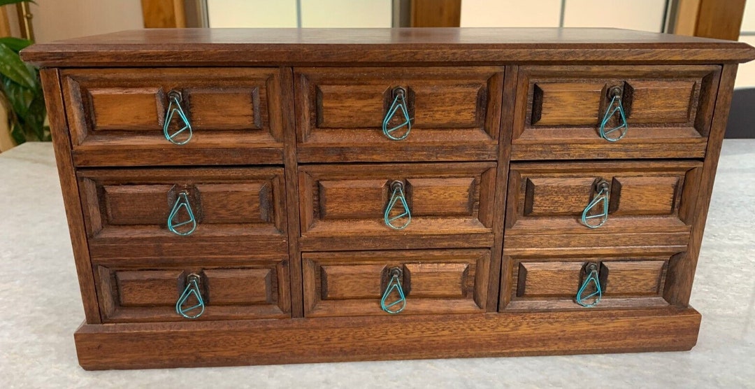 Vintage Mid Century Modern 50s Wood Wooden Japanese Keepsake/curiosity ...