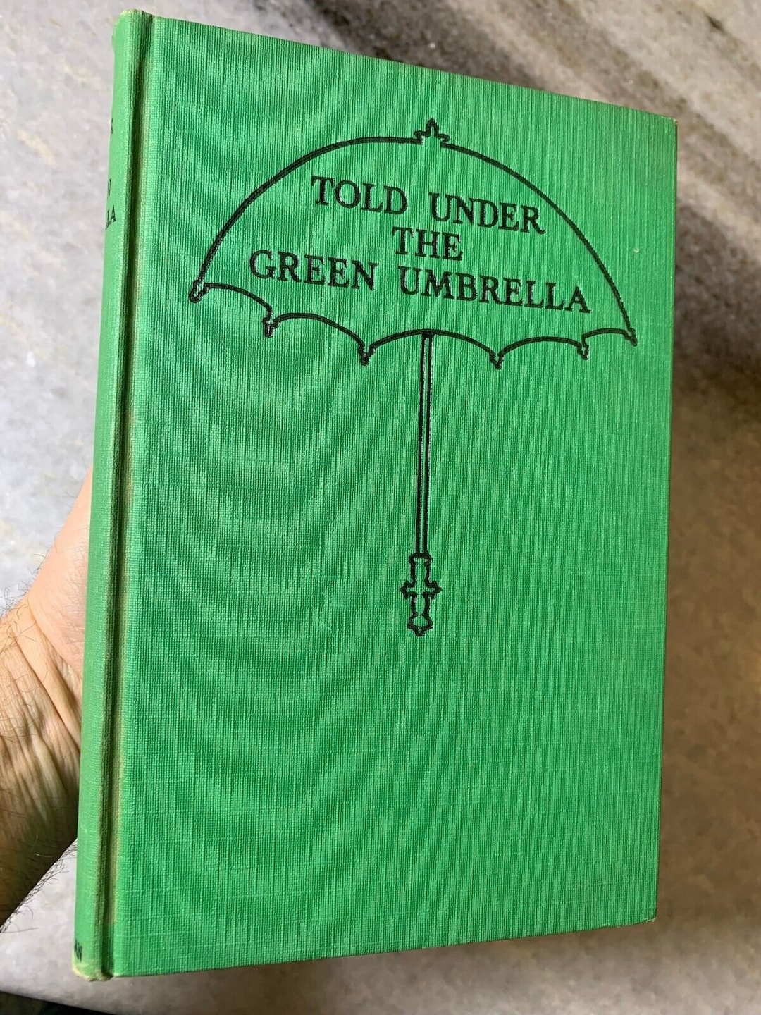 Antique Vintage Canvas Book Told Under the Green Umbrella Kids ...