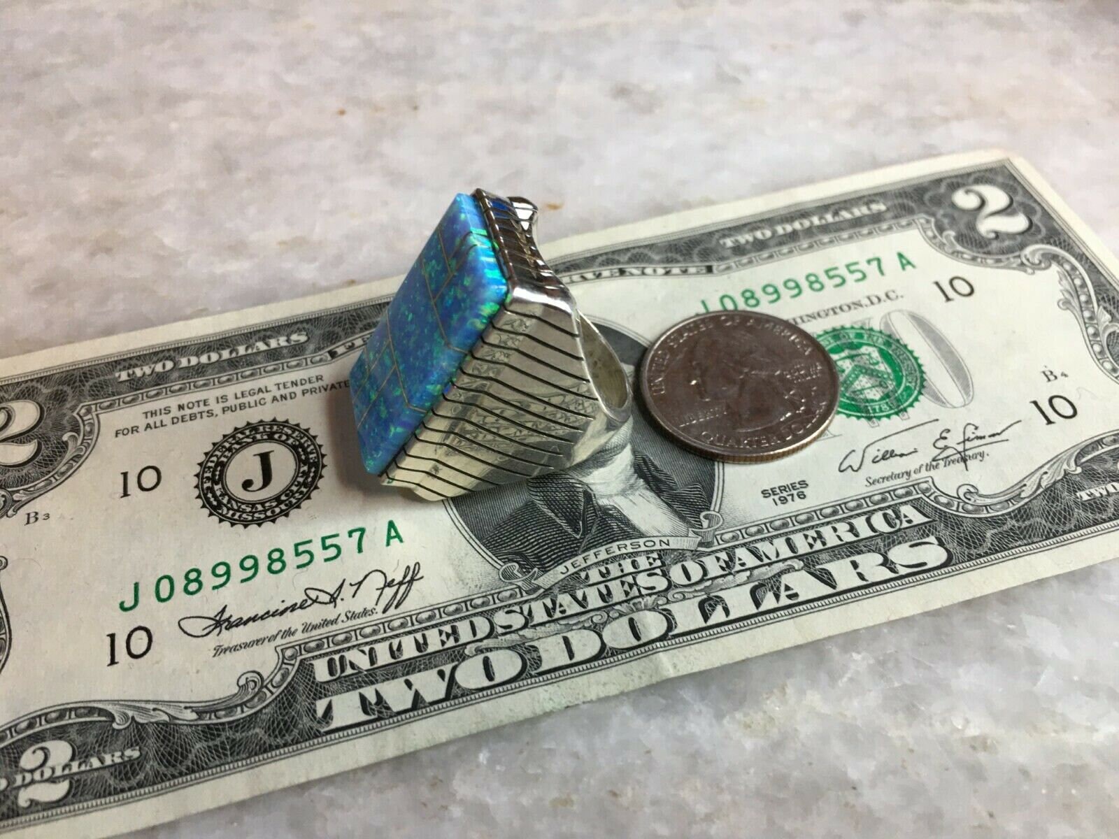 Ray Jack Native American/navajo/western Sterling Silver Ring Sz 9.75 ...