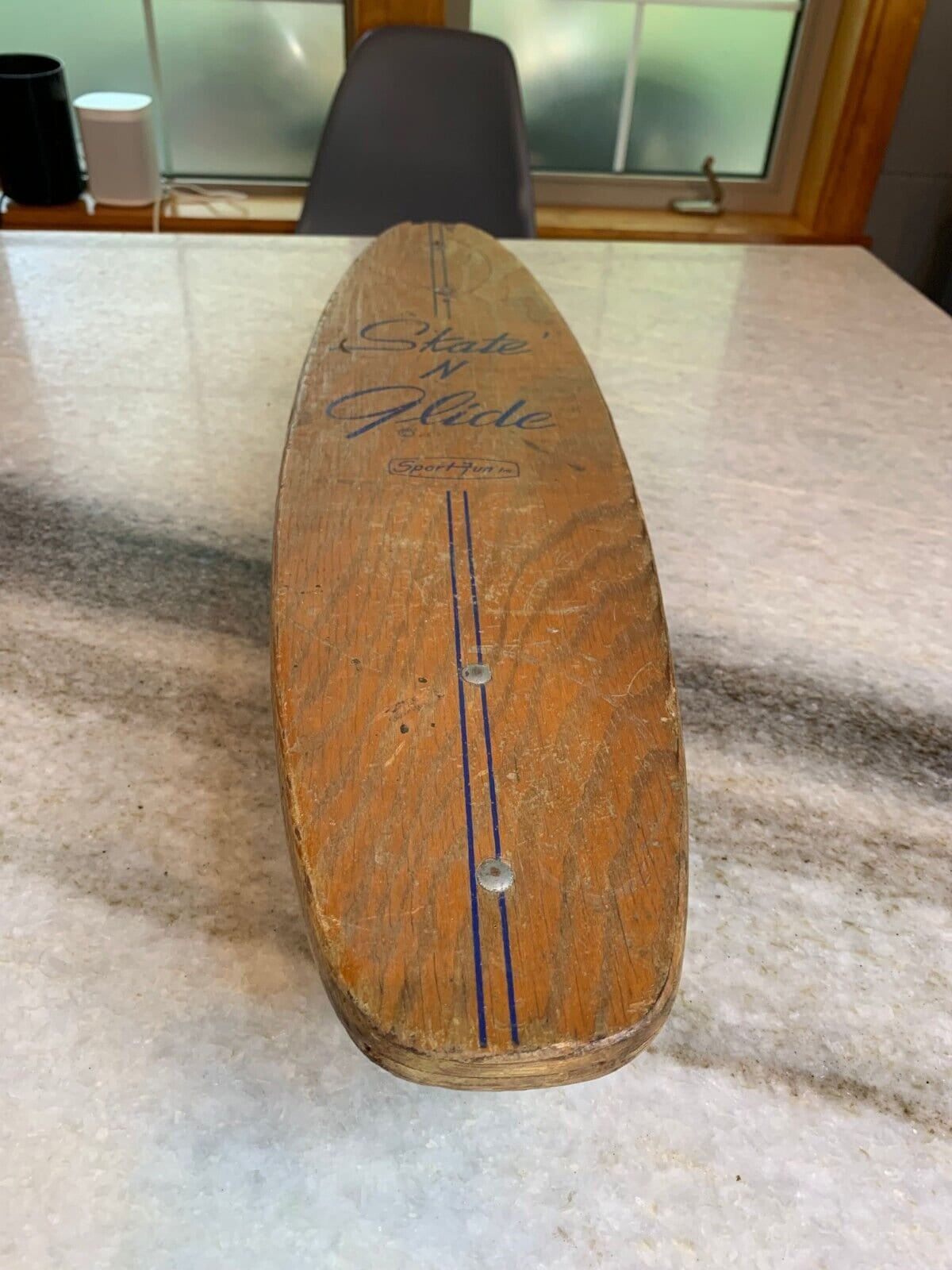 Rare 1960s Vintage Wooden Skateboard Skate N Glide Sidewalk Surfing ...