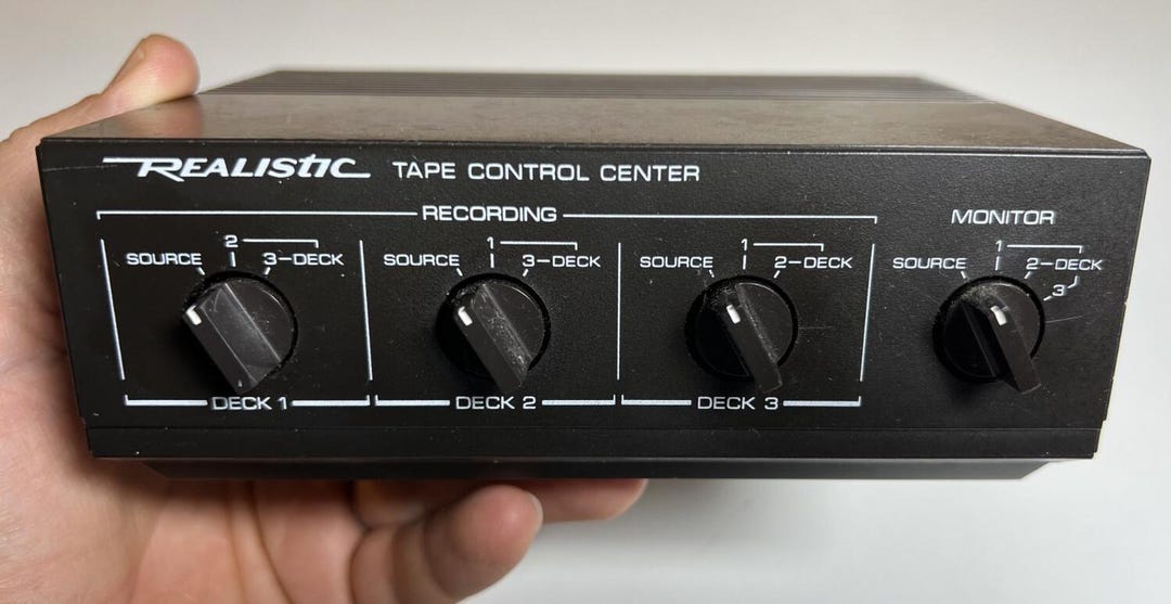 Vintage Radioshack Realistic Rca Switch Hub 42-2115 Tape Deck Switch ...
