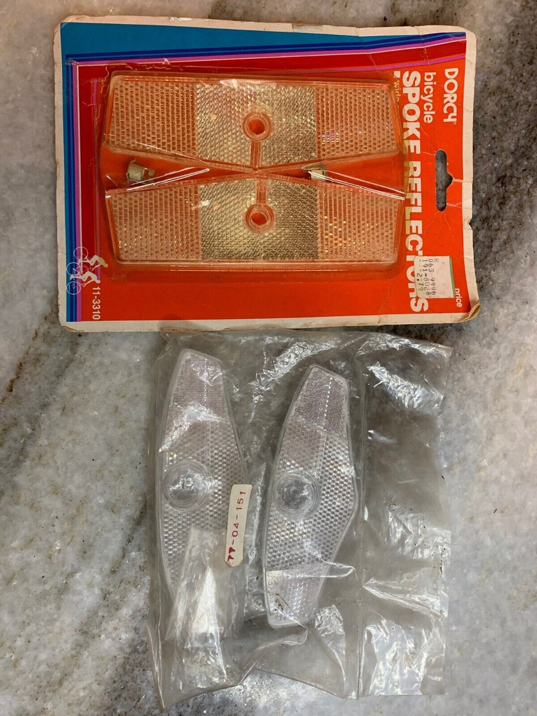 Two Pairs Extra-large Vintage 1970s-1980s Bicycle/bike Wheel Spoke Reflectors! - Etsy