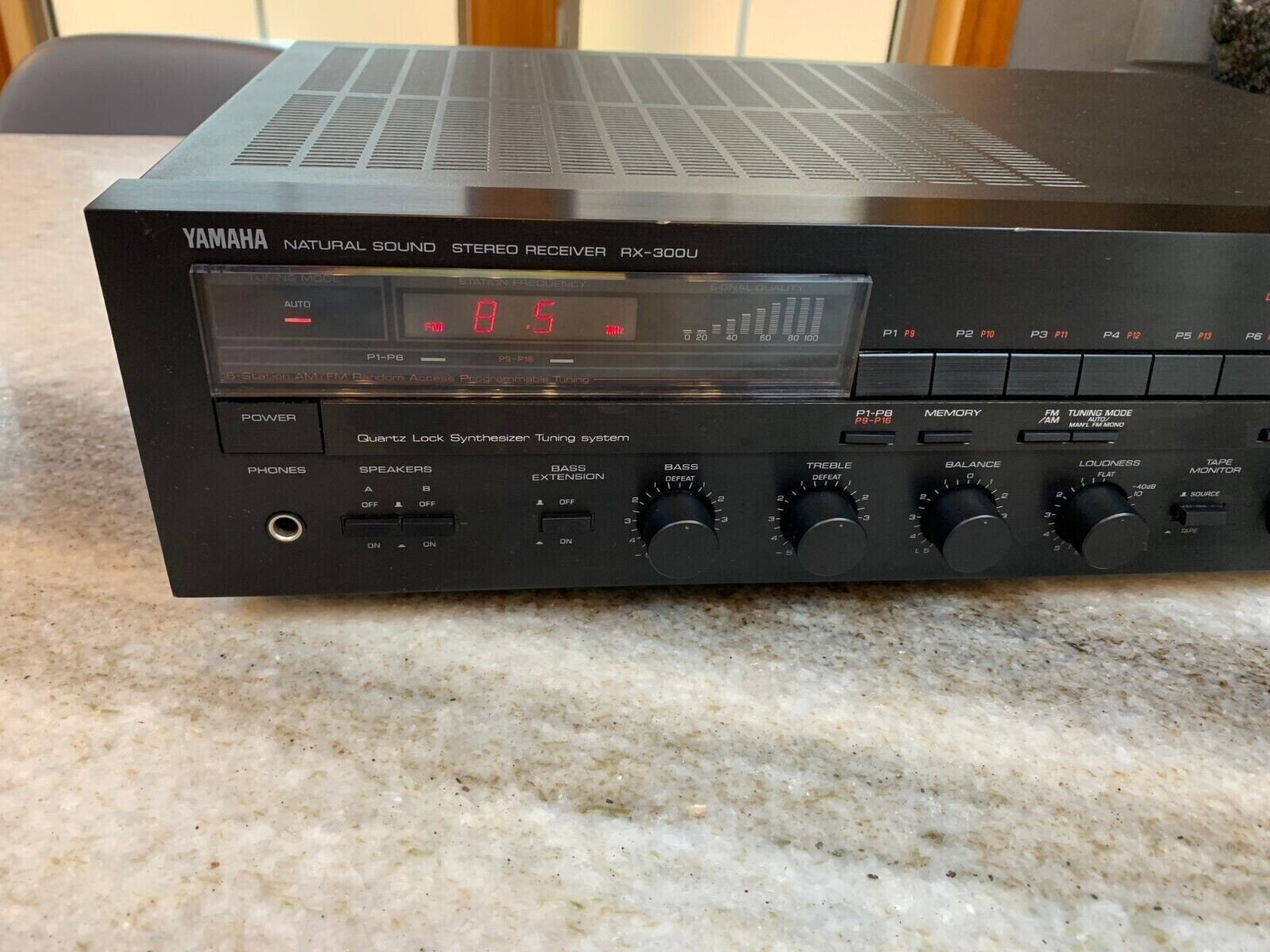 Vintage 1980s 80s Red Lcd Stereo Reciever Receiver Made in Japan W ...