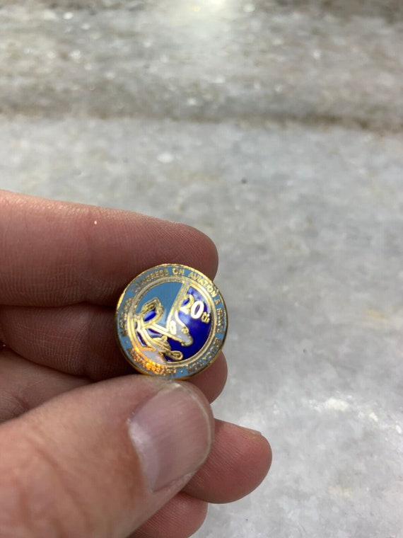 20th anniversary enamel/chrome pin national congress … - Gem