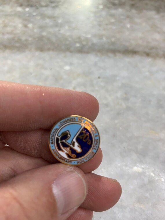 20th anniversary enamel/chrome pin national congress … - Gem
