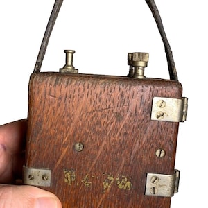 Rare Antique Oak Wood Wooden Western Electric Telephone Phone Line ...