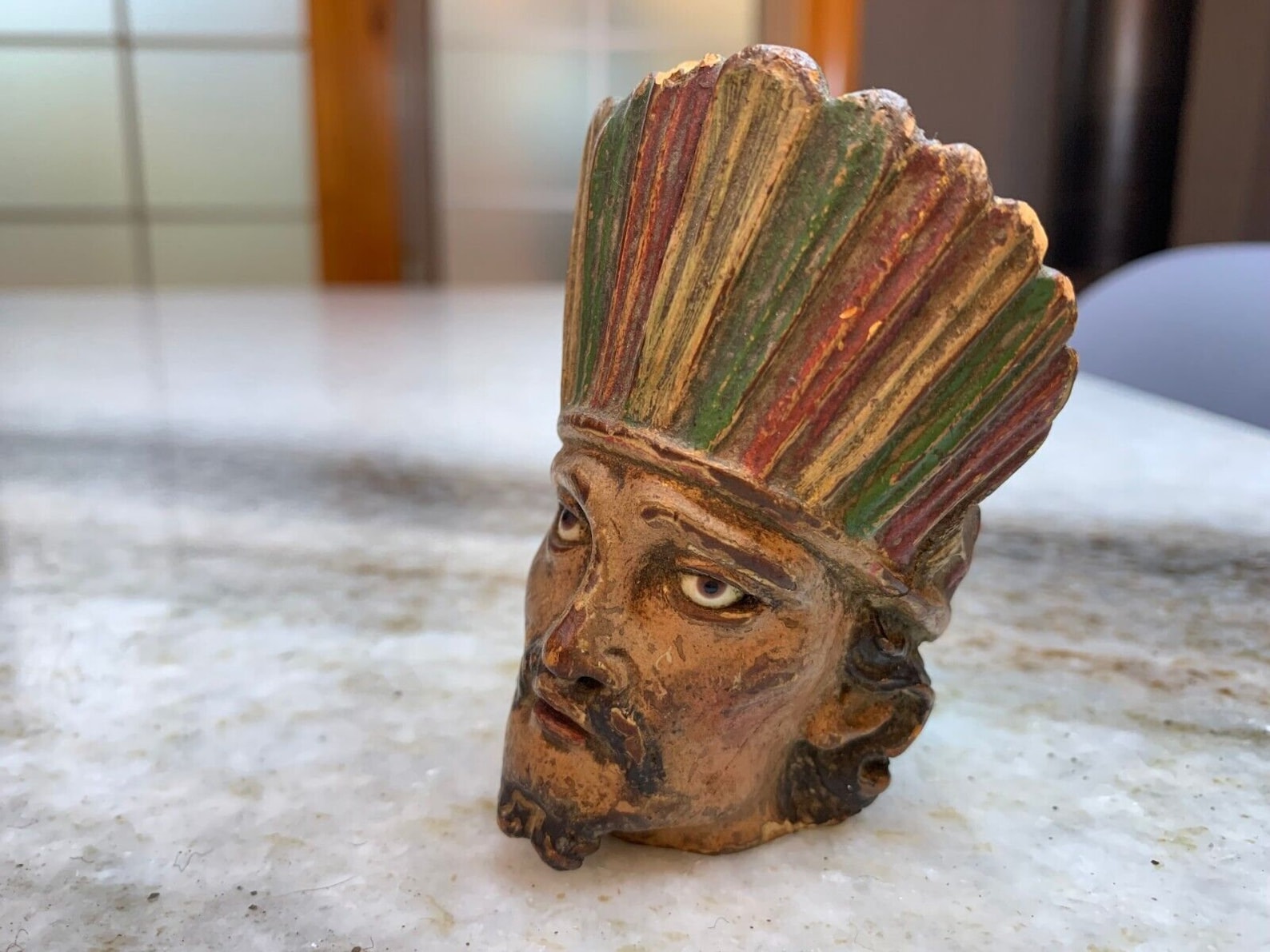 Antique Guatemalan Mayan Chief Huitzizil Tzunum Figure/figurine ...