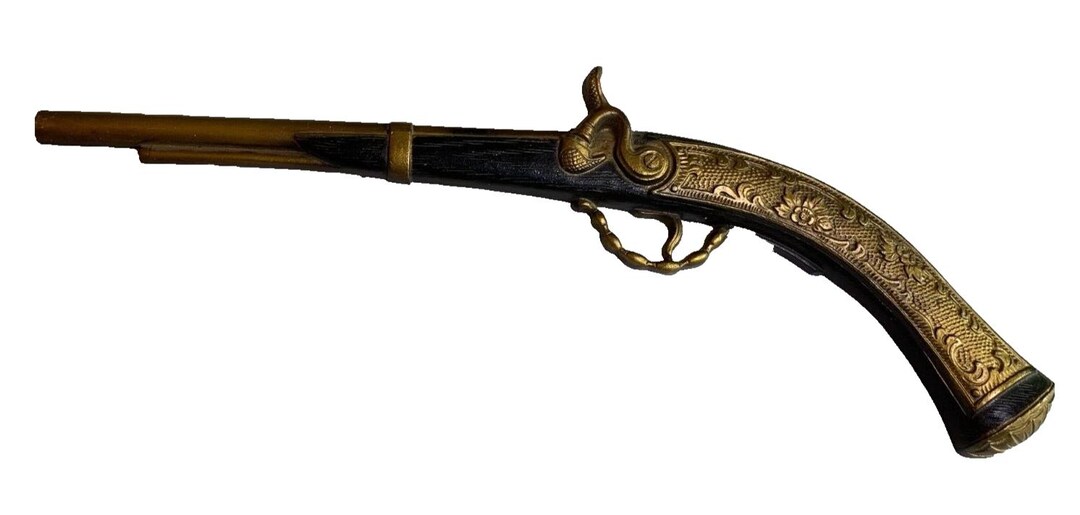 Sexton Flintlock Musket Pistol Gun Firearm Wall Art Home Decor Hanger ...
