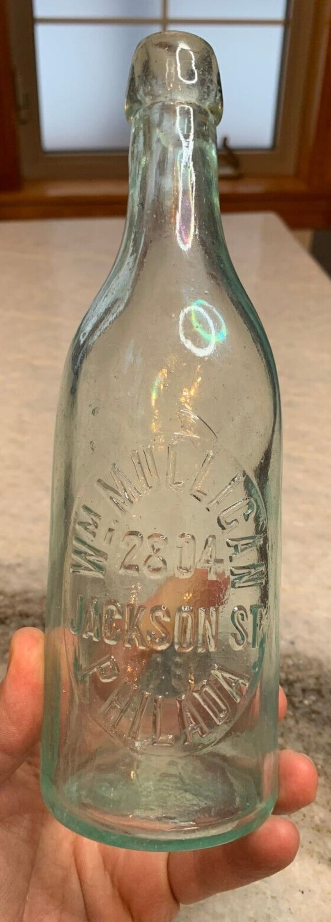 Rare: Antique Blob Top Bottle Wm [william] Mulligan 2804 Jackson St ...
