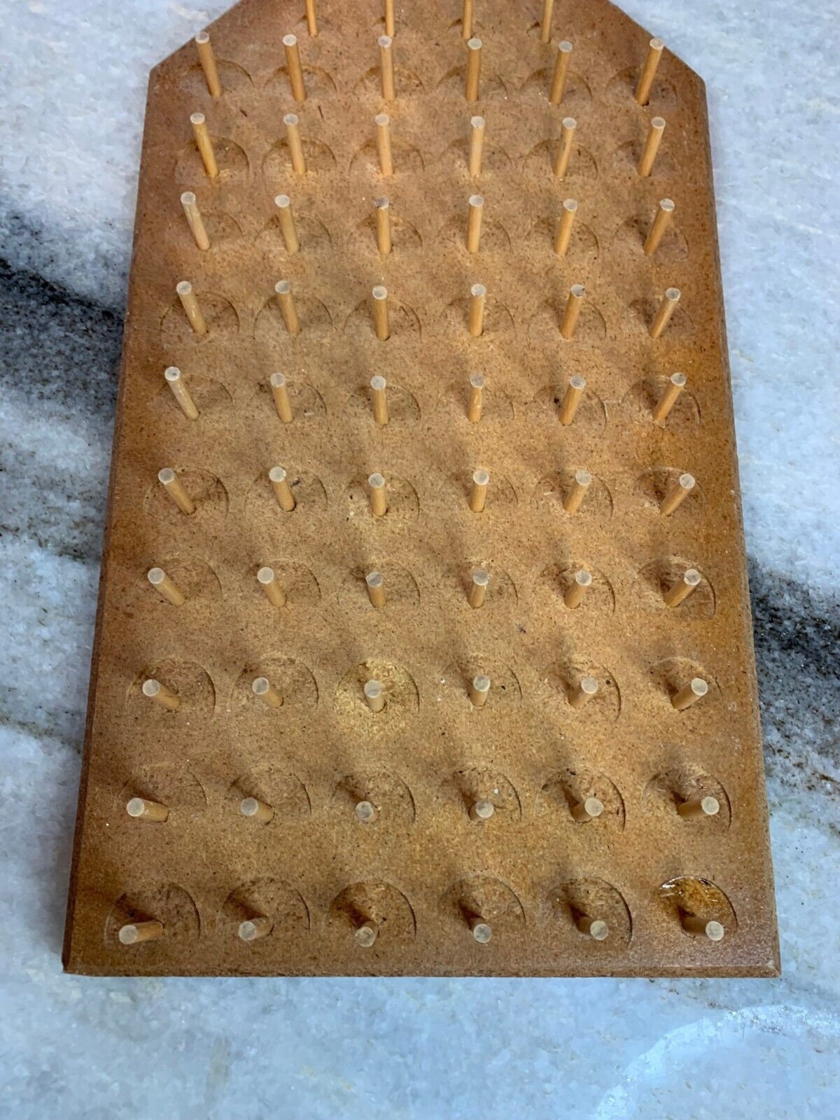 Vintage Wall Hung Wooden Sewing Thread Spool/bobbin Mount/stand/rack ...