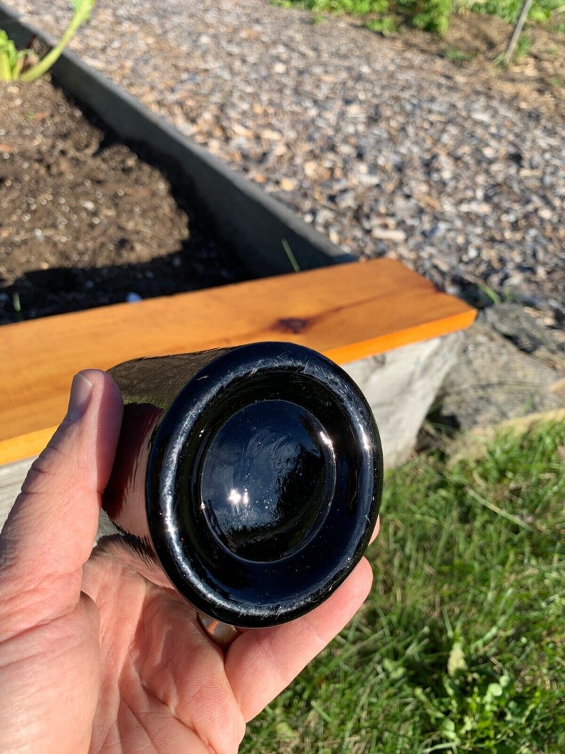 Antique Pre-1900 Olive Green Johann Hoff Philadelphia Blob Top - Etsy