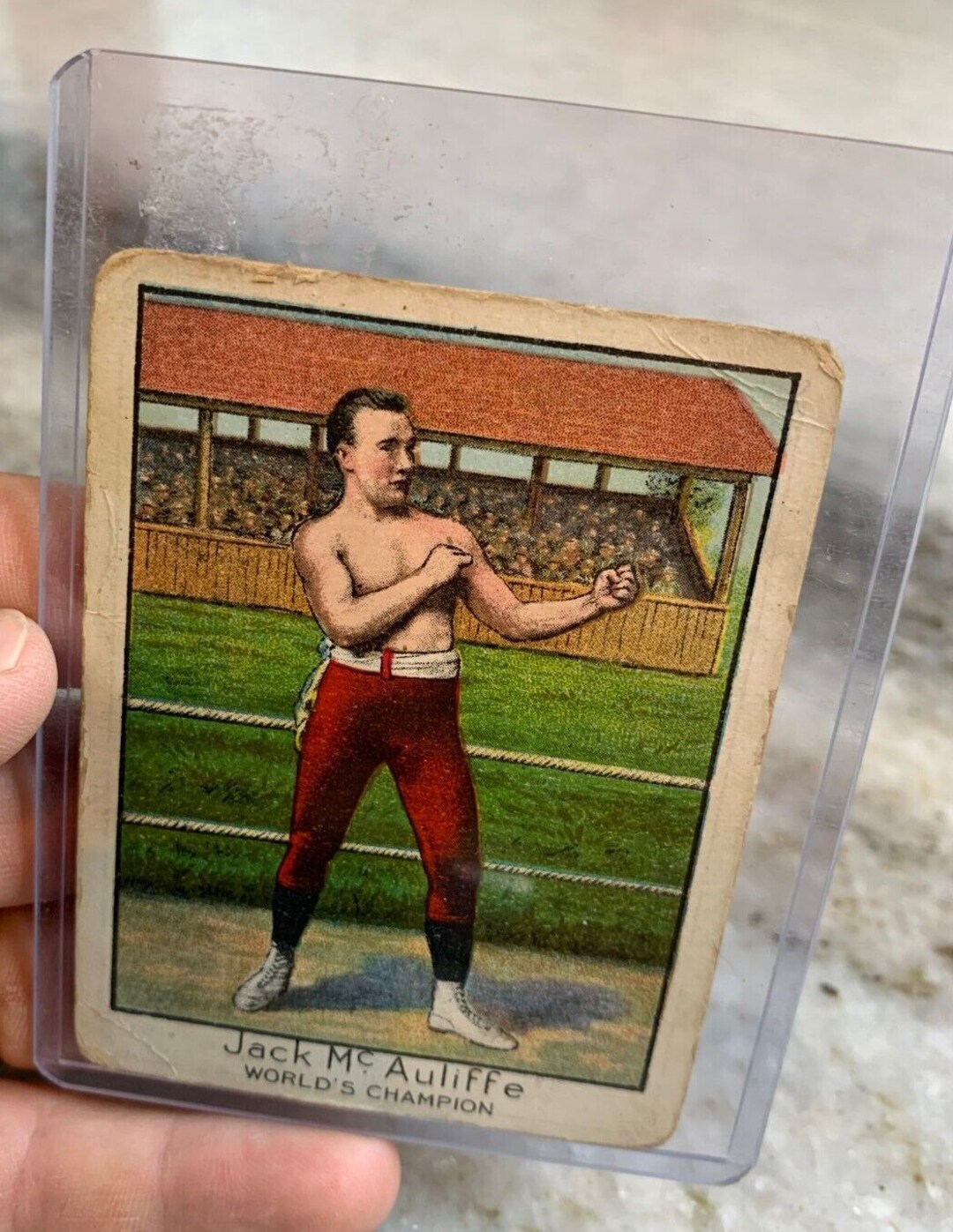 Rare Victorian Jack Mcauliffe Early Black Boxing Trading Card Ireland & New York - Etsy