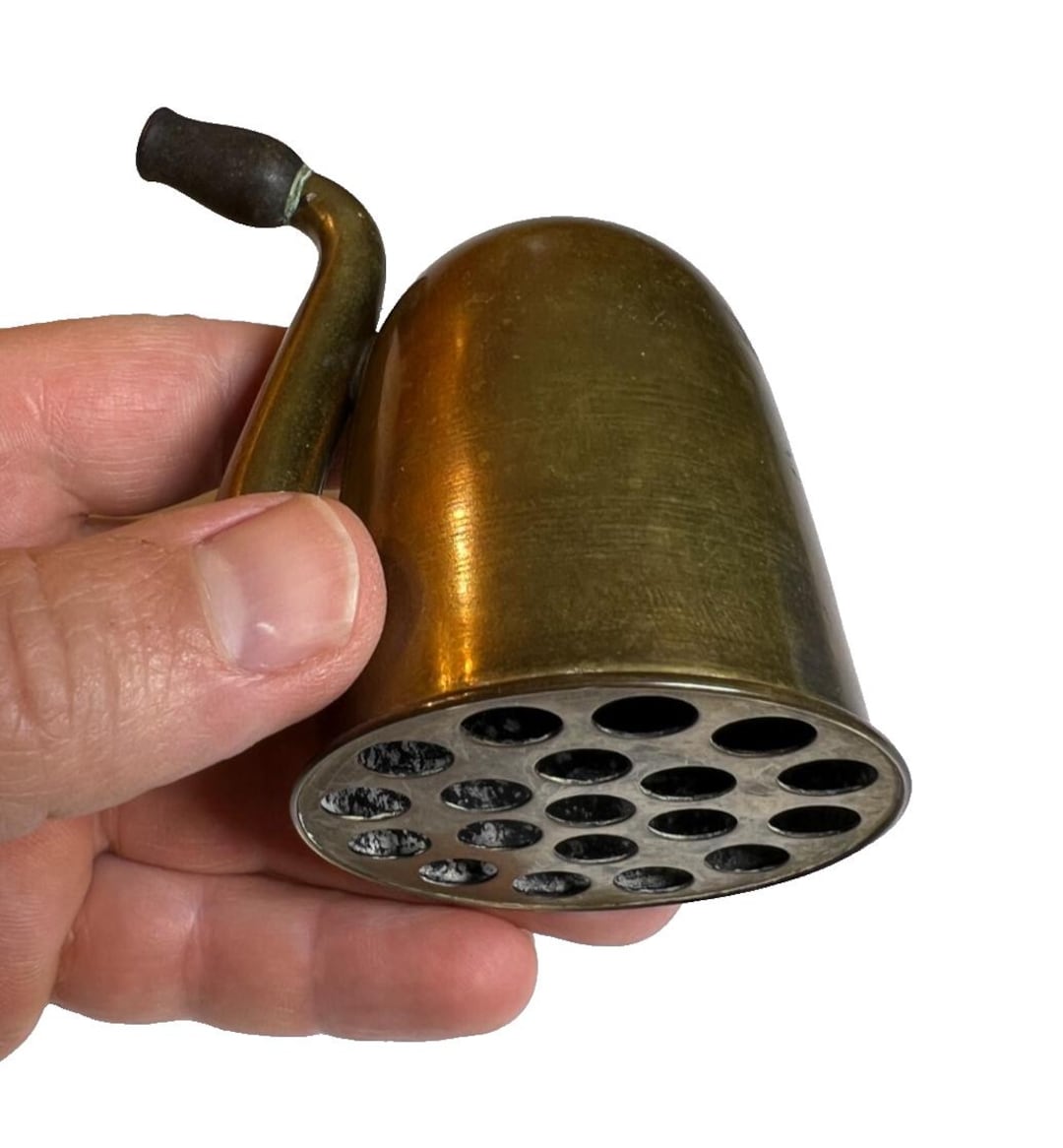 Rare Brass Antique Metal Hearing Aid Aids Device Horn Trumpet London ...