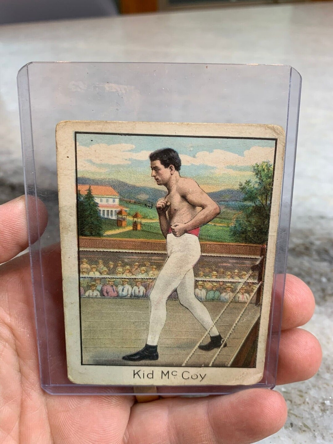 Rare Victorian Kid Mccoy Early Boxing Tradin Card Rush County Indiana ...