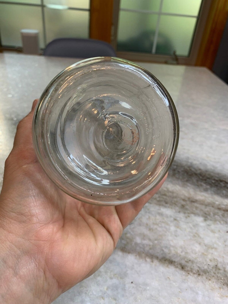 Antique Drey Perfect Mason Canning Jar Cursive Writing W/zinc - Etsy