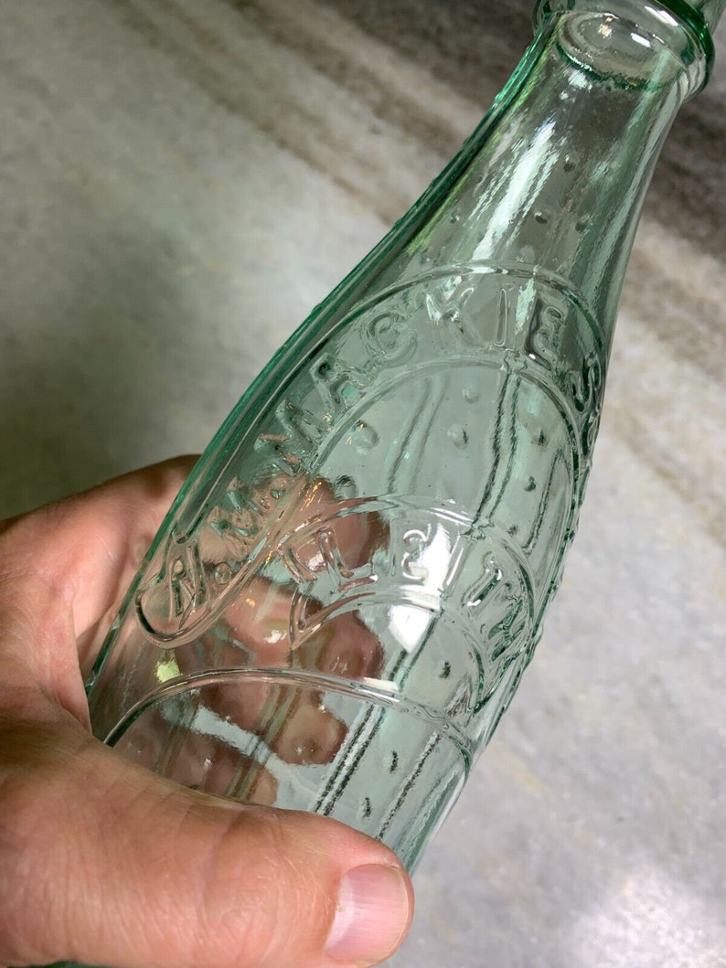 Antique Embossed 1870s Applied Top Tall Mackie Scott Wine Bottle Leith ...