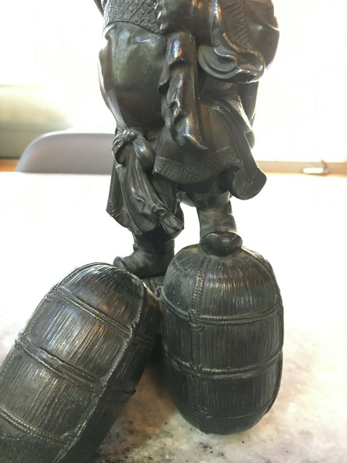 Antique Fine Metal Casting Japanese Statue/sculpture - Etsy