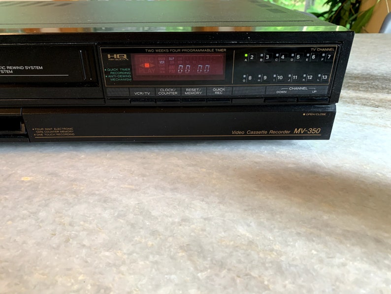 Vintage 1980s 80s '85 Teac (stereo Receiver Brand) Stackable Vhs Player ...