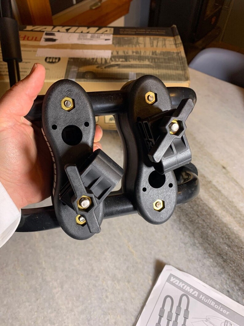 2 / Pair: Yakima Hullraiser Hull Raiser J-hook Padded Kayak Roof ...