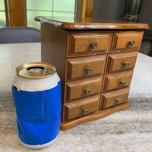 Vintage Small/tiny Jewelry Curiosity Knick-knack Storage Box/cabinet W ...