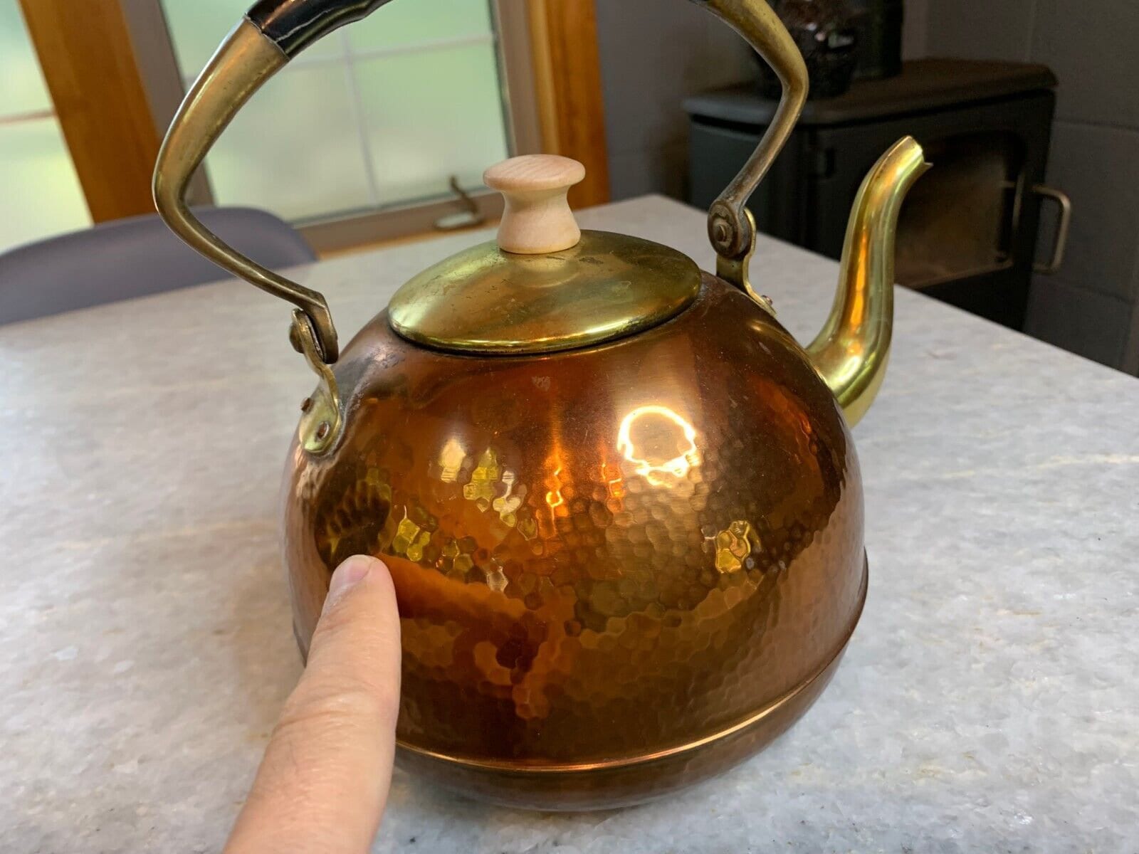 Antique-vintage West Germany Sus Hand-hammered Small Copper - Etsy