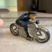 Antique Leaded Figure/figurine Bike/motorcycle Macabre Apocalyptic ...