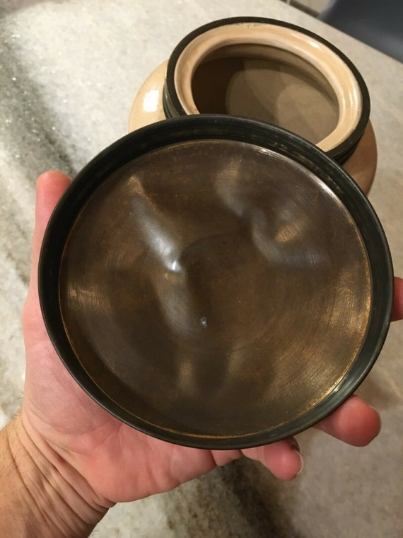 RARE: Antique Ceramic/Pottery Lemon Lemons Jar w/Copp… - Gem