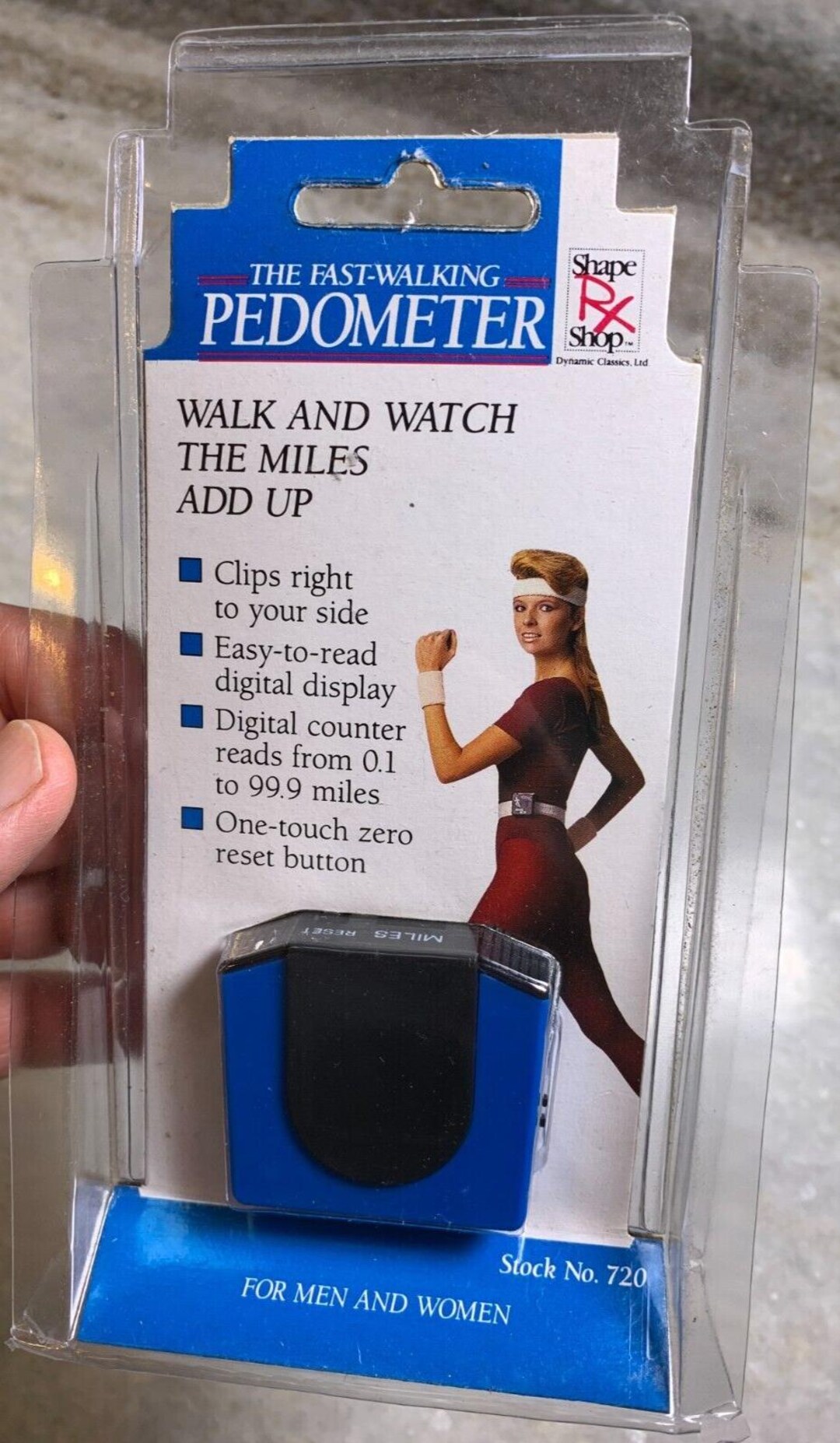 New Nos Vintage 1980s 80s 1990s 90s Exercise Equipment Pedometer Movie ...
