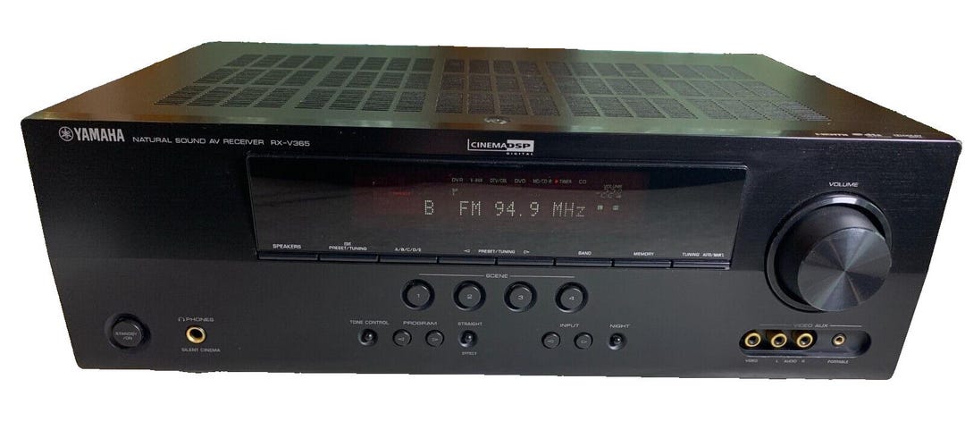 Yamaha Rx-v365 Stereo Reciever Receiver Hdmi Digital Toslink Optical ...