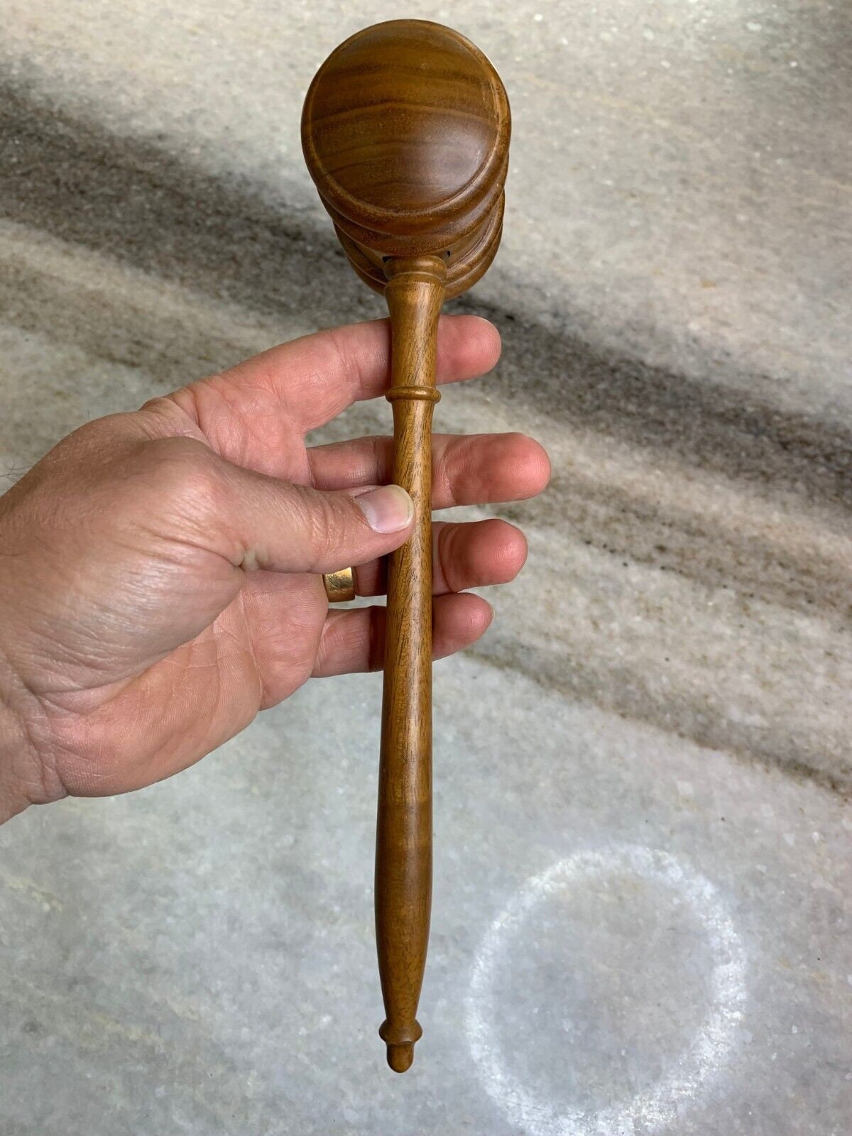 Vintage Hardwood/wood/wooden/copper Ornate/fine Judge/lawyer/president ...