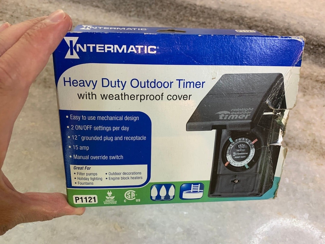 Intermatic P1121 Heavy Duty Outdoor Timer 15 Amp/1 Hp for - Etsy