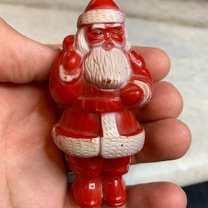 Antique C1930s-40s Plastic Santa Claus Xmas Christmas Figure/figurine ...