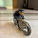 Antique Leaded Figure/figurine Bike/motorcycle Macabre Apocalyptic ...