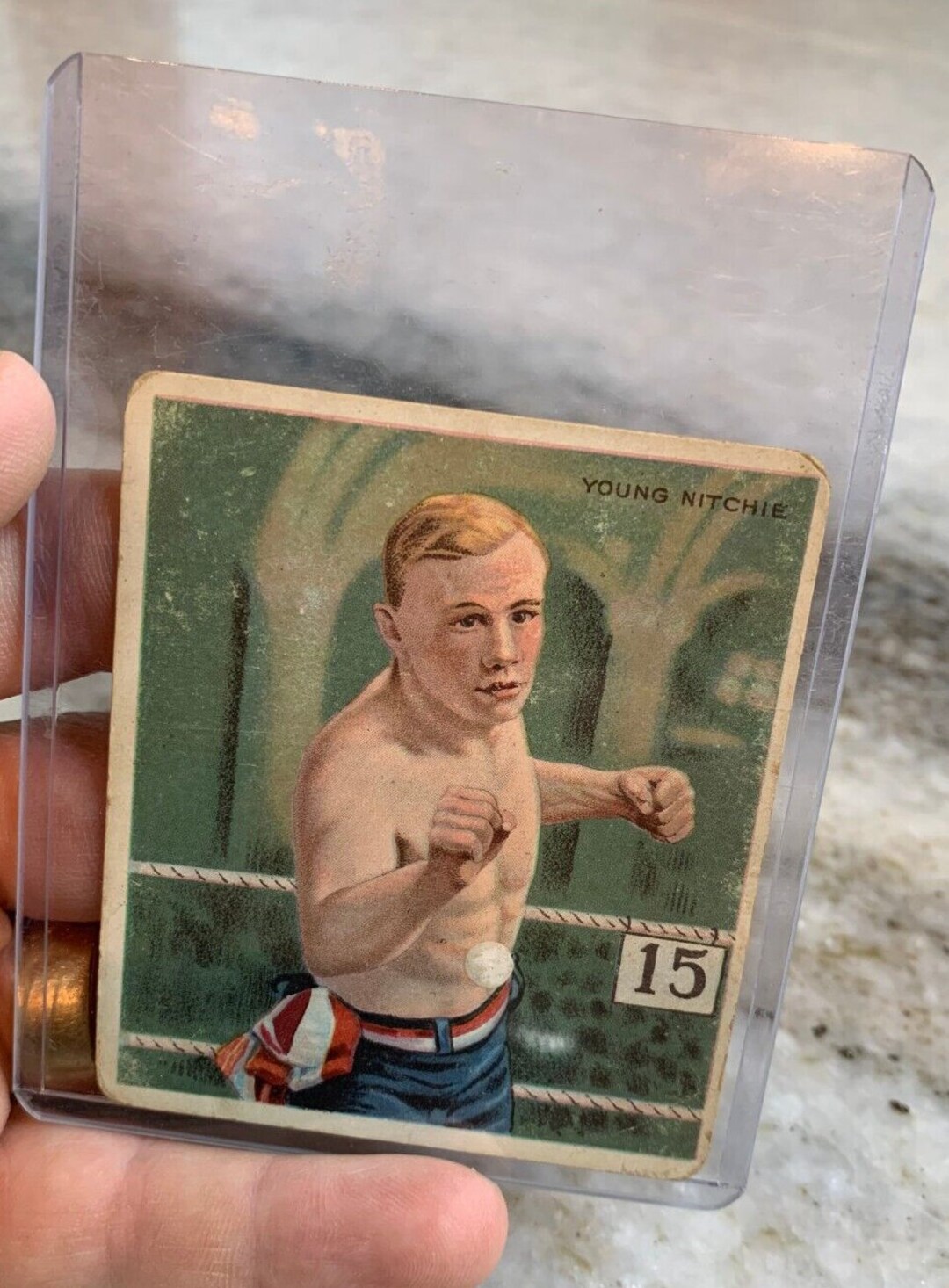 Rare Victorian Young Nitchie Early Boxing Trading Card Philadelphia ...