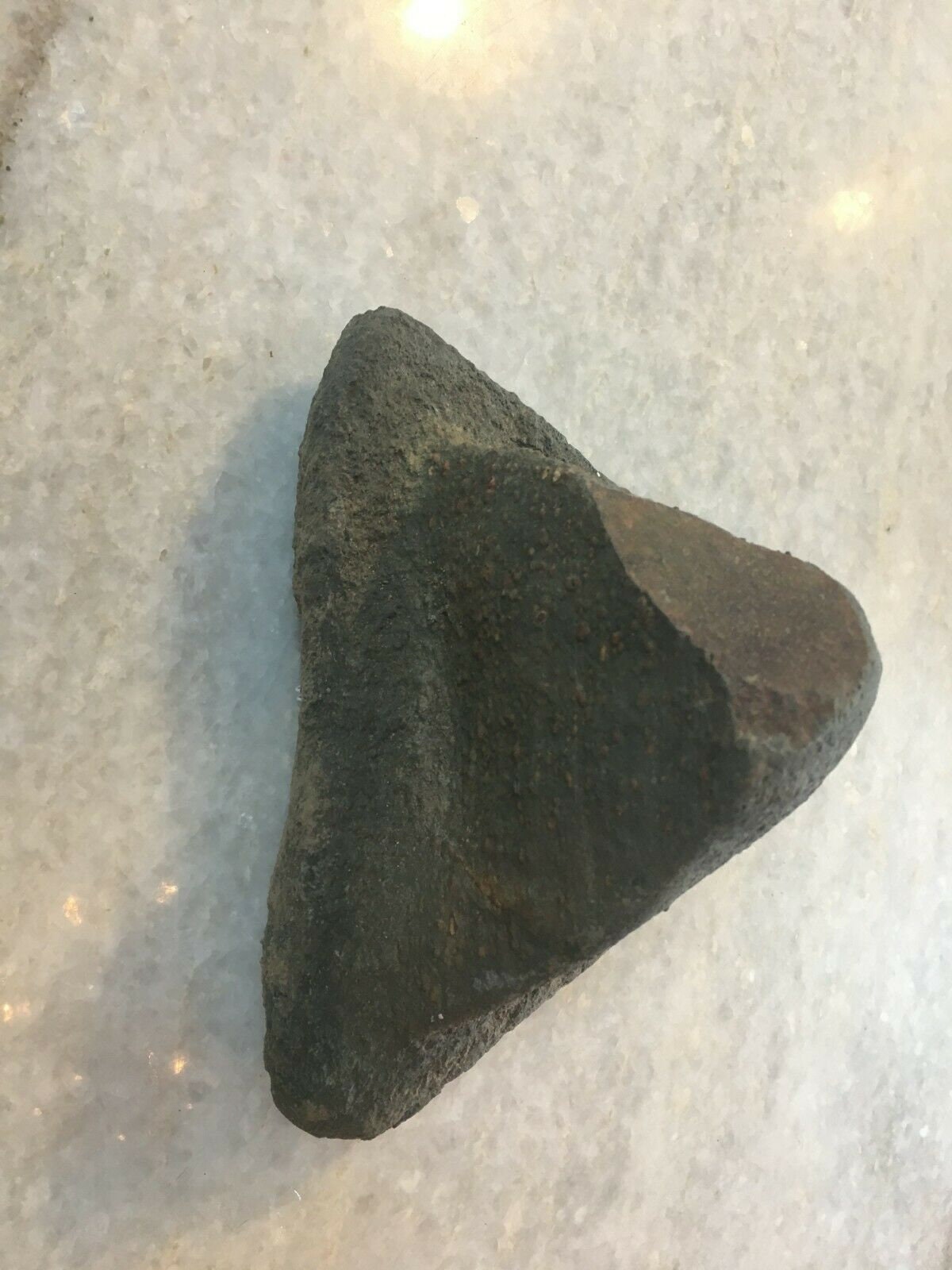 Strange/unique Unidentified Pond-found Wood-mill Triangular-pyramid ...