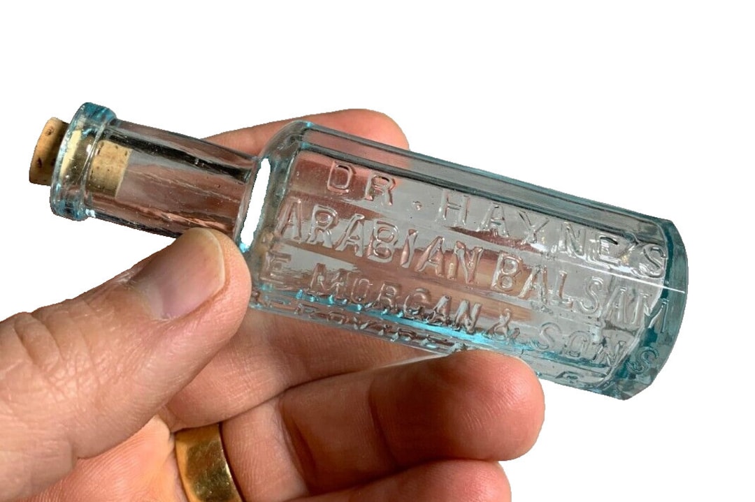 Antique 1890 Hayne's Arabian Balsam Medicine Bottle Morgan & Sons ...