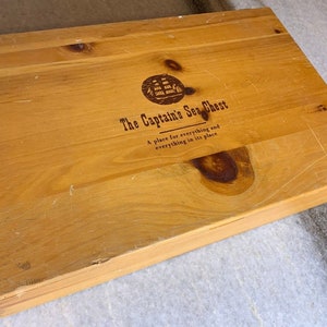 Extra Large Wood Wooden Sea Chest Pirate Treasure Chest Ships Knick ...